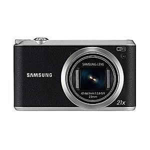 Samsung EC-WB350FBPBUS 16.3Digital Camera with 21x Optical Image Stabilized Zoom with 3-Inch LCD (Black)