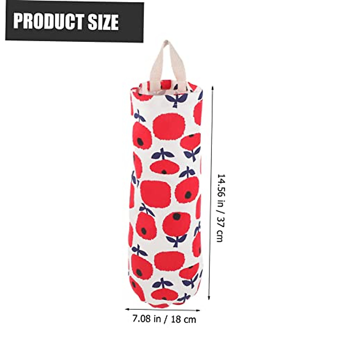 Zerodeko 4pcs garbage bag storage bag grocery store bag holder plastic bag storage organizer grocery sack holder bag holder for plastic bags trash bag holder storage rack fabric hanging