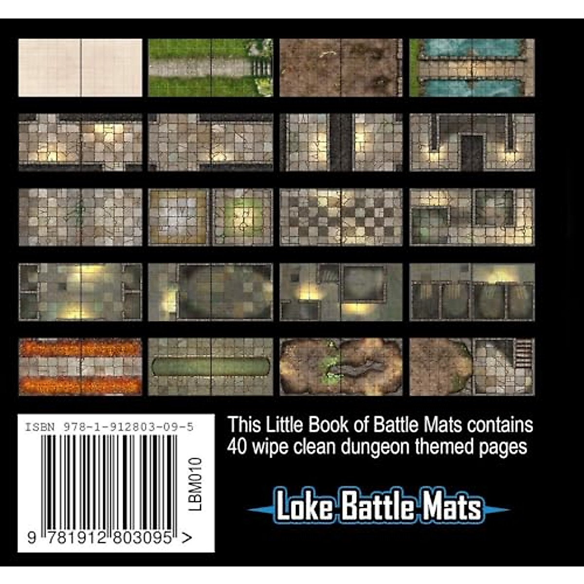Loke Little Book of Battle Mats - Dungeon Edition