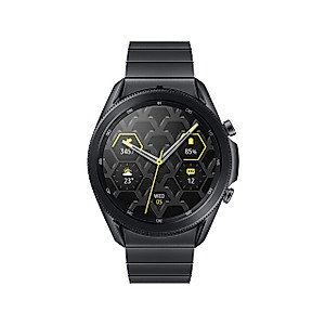 Samsung - Galaxy Watch3 R840U Titanium Smartwatch 45mm GPS Only (Renewed)