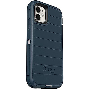 OtterBox Defender Series Rugged Case for iPhone 11 Only (Not for The Pro Model) - Case Only - Non Retail Packaging - Gone Fishin Blue (with Microbial Defense)