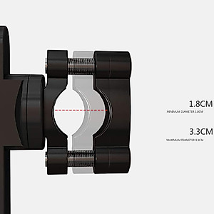 Garneck Bicycle Cup Holder Quick Release 360 Degrees Universal Rotation Water Bottle Holder Bike Accesories for Walker Wheelchair Trolleys Bike(Black)