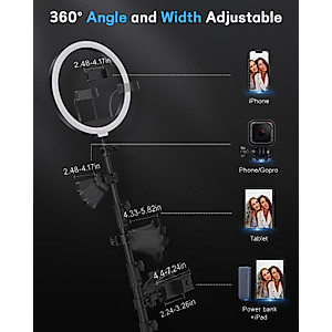 HOGSITY 360 Photo Booth Machine for Parties for 1-3 PPL,with APP,Wireless Light Strip,Custom Logo&Parts Replace,360 Camera Booth Auto Spin w/Ring Light&Flight Case for Slow Motion Etc.27