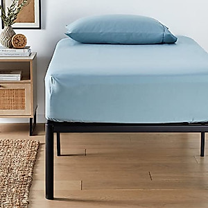 ZINUS Van 16 Inch Metal Platform Bed Frame / Steel Slat Support / No Box Spring Needed / Easy Assembly, Twin