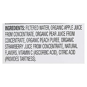 Honest Kids Strawberry Peachy Keen, 6 Fl oz (Pack Of 8)