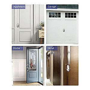 Hugolog Keyless Entry Door Lock with Keypad,Deadbolt Lock Electronic, Motorized Auto-Locking Easy Easy Installation High Security Material for Metal Home & Office