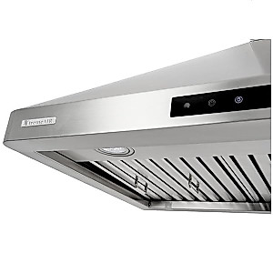 XtremeAir PX02-W30, 30" wide, LED lights, Baffle Filters W/Grease Drain Tunnel, 1.0mm Non-Magnetic Stainless Steel Seamless Body, Wall Mount Range Hood
