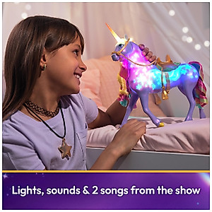 Unicorn Academy, Interactive Rainbow Light-up Wildstar with Lights, Sounds & Music, Dolls & Unicorn Toys for Girls Ages 4 and up