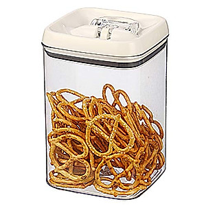 Deahun Better Homes & Gardens Canister Pack of 4 - Flip-Tite Large Square Food Storage Container Set
