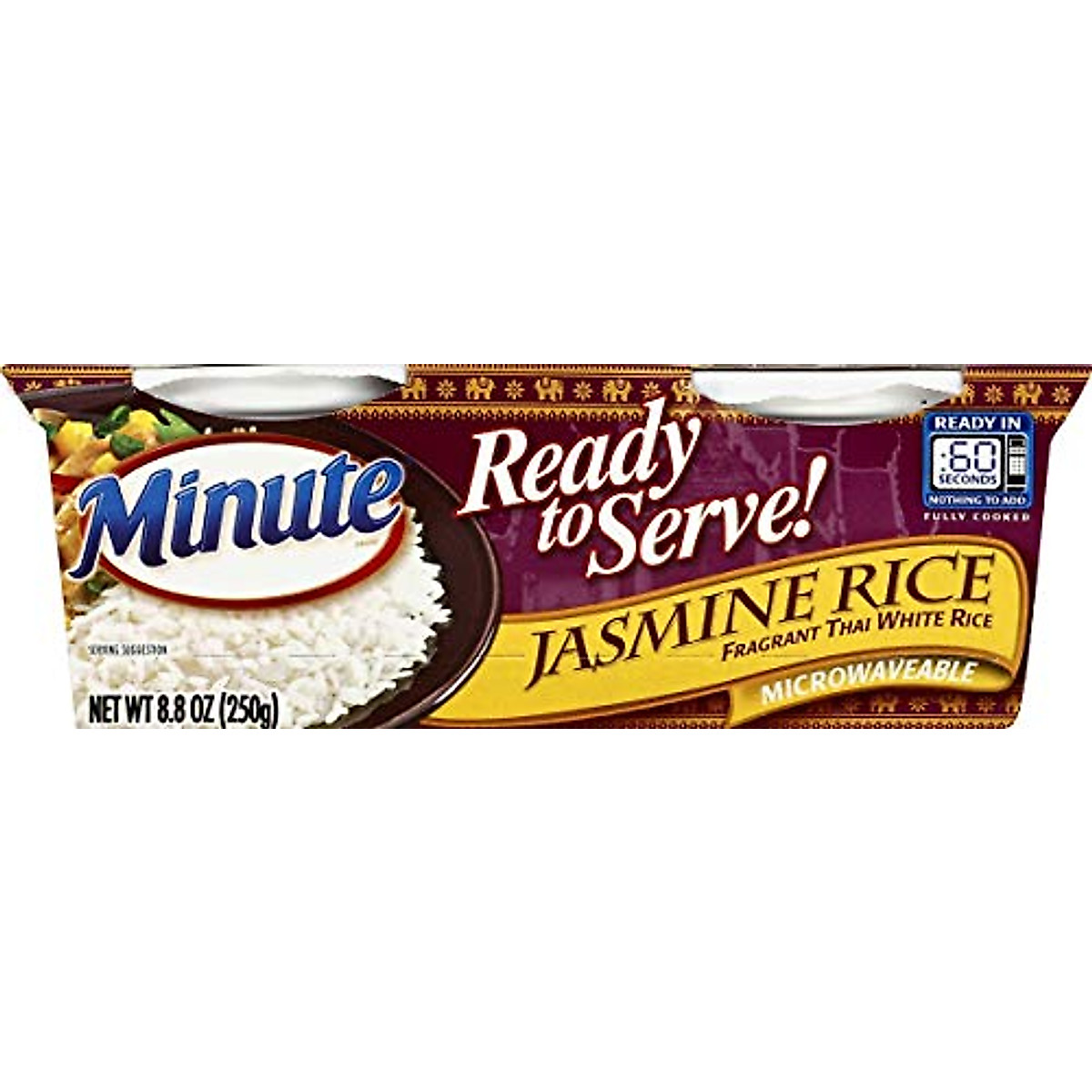 Minute Ready to Serve Jasmine, 2-pack, 8.8 oz