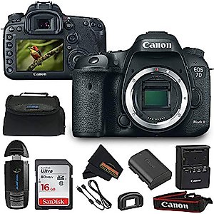 Canon EOS 7D Mark II DSLR Camera (BodyOnly) +Sunshine Bundle