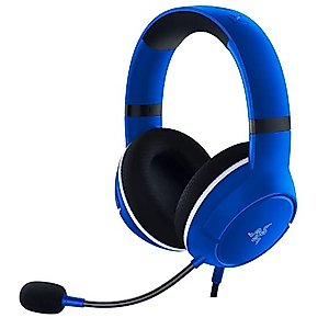 Razer Kaira X Wired Headset for Xbox Series X|S, Xbox One, PC, Mac & Mobile Devices: TriForce 50mm Drivers - HyperClear Cardioid Mic - Memory Foam Ear Cushions - On-Headset Controls - Shock Blue