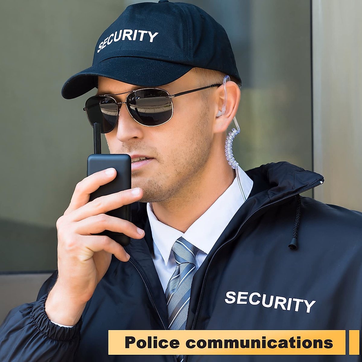 20 Pack Walkie Talkies Earpiece with Mic Radio 2 Pin Acoustic Tube Headset Earpiece Compatible with Baofeng UV-5R Retevis H-777 RT1 RT21 RT22 Arcshell AR-5 2 Way Radio