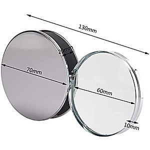 Mini Magnifying Glass 20X Folding Pocket Magnifier with Metal Protective Case Foldable Reading Magnifying Glass Portable Pocket Magnifying Glass for Reading, Inspection, Jewelry, Coins, Hobby, Travel