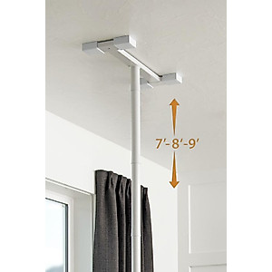 Able Life Universal Floor to Ceiling Grab Bar, Adjustable Floor to Ceiling Safety Pole with Security Support Handle for Fall Prevention, Tension Mounted Transfer Pole for Adults, Seniors, and Elderly