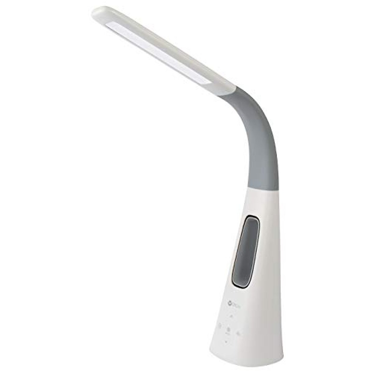 OttLite Cool Breeze LED Lamp with Bladeless Fan - 3 Speed Options & 5 Brightness Settings with Energy Efficient Natural Daylight LEDs - Desktop, Table or Nightstand Lamp for Studying or Reading