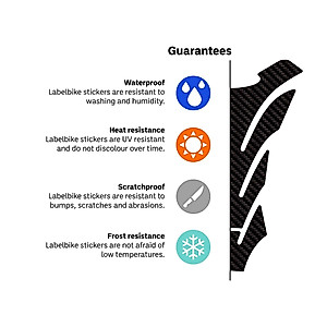 Labelbike 3D Gel Key Area Protector compatible with Triumph Tiger 900 GT-Rally