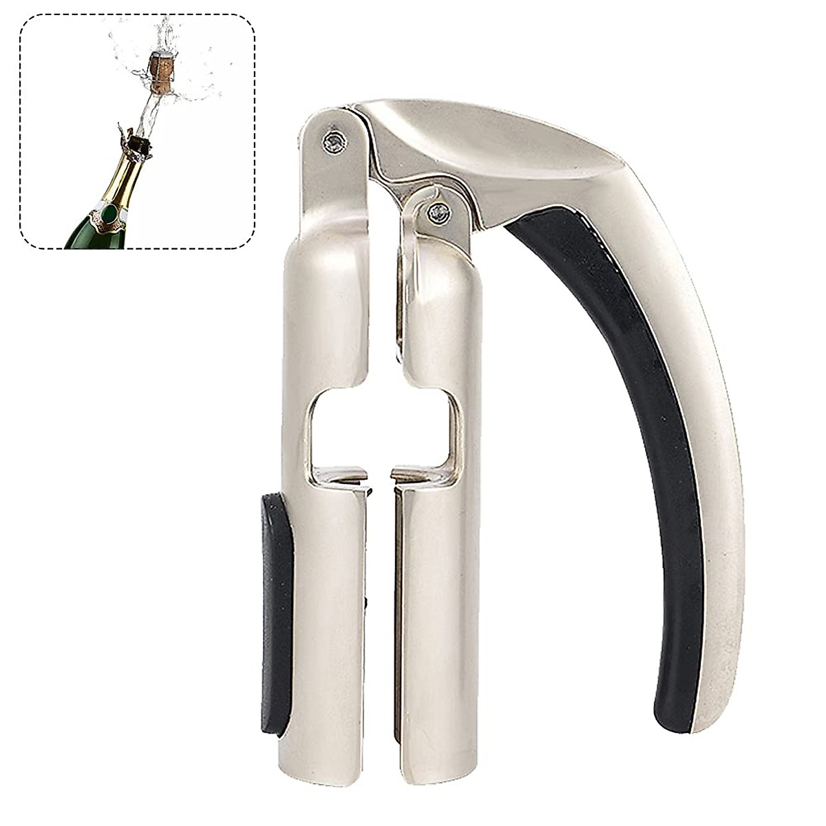 Champagne Bottle Opener Sparkling Wine Cork Puller, Bar Jar Cork Puller Kitchen Champagne Corkscrew for Sparkling Wine Bottle Opener, Wine Cork Puller