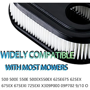 1PCs 593260 Air Filter, 798452 334404 Lawn Mower Air Cleaner Replacement Filters for 4247 5432 5432k 09P00 09P702 550E 500EX 550EX 625 575EX Mower Series Engine Accessories