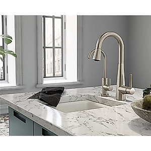 Moen Spot Resistant Stainless Sip Modern Cold Water Kitchen Beverage Faucet with Optional Filtration System, Drinking Water Faucet, S5530SRS