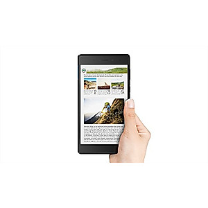 Lenovo Tab 7 Essential, 7-Inch Android Tablet, MediaTek 64-bit (Quad-Core 1.3 GHz) Processor, 1GB RAM, 16GB Storage, Black, ZA300146US