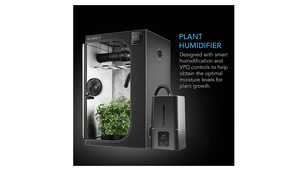 AC Infinity CLOUDFORGE T7, Plant Humidifier 15L with VPD Humidity ...
