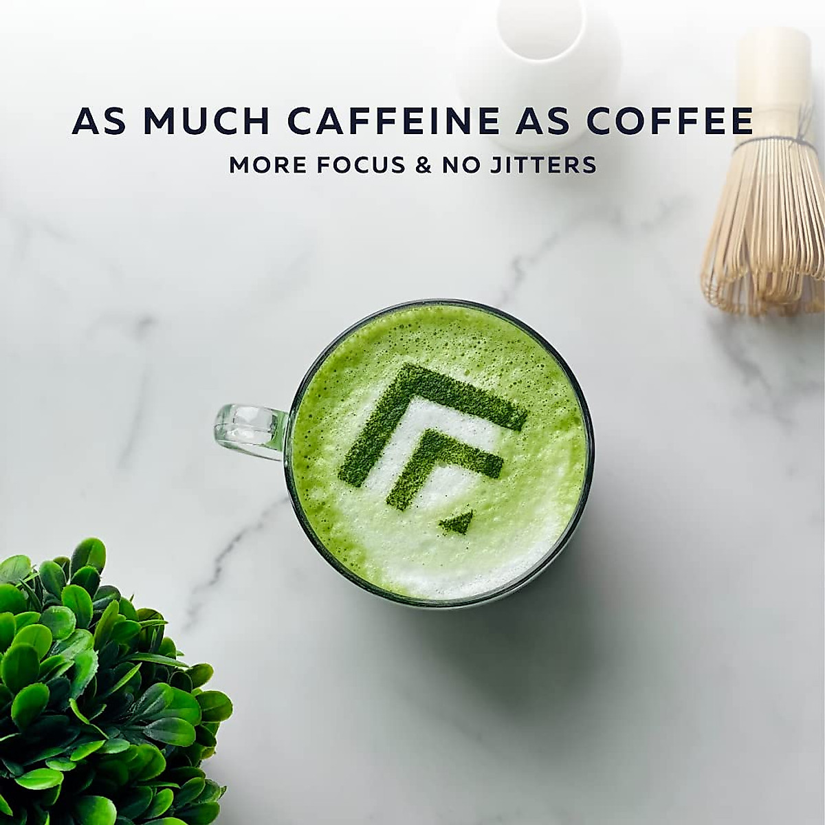 ACTA Matcha Energy Tea 40g, High Caffeine (170mg) Blend for Increased Focus & Clarity, Perfect Coffee Alternative Made with Ceremonial Grade Matcha Green Tea Powder from Japan