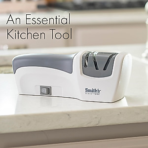 Smith's 50097 Essentials Compact Electric Knife Sharpener White