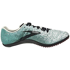 Brooks Women's Mach 19 Spikeless Running Shoe, Grey Black Atlantis, 8 UK