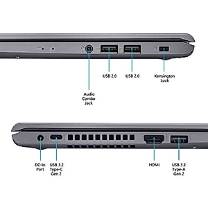 ASUS VivoBook F515 15 Business Laptop | 15.6" FHD NanoEdge Anti-Glare Display | 11th Gen Intel Core i3-1115G4 | 8GB DDR4 256GB SSD | Intel UHD Graphics USB-C Webcam Win11 Pro + 32GB MicroSD Card
