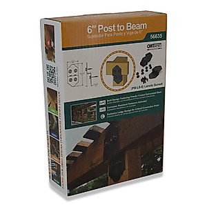 Ozco Building Products 56635 Laredo Sunset 6-inch Post to Beam Connector, (2 per Pack)
