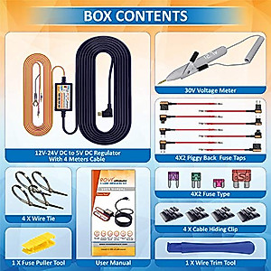 ROVE R2-4K Dash Cam | Hardwire Kit | 256GB Micro SD Card