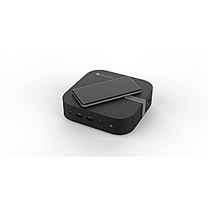 ASUS Chromebox 4 with Intel® Celeron, 4GB RAM, 32GB eMMC storage, Power/DisplayPort Over Type C, Dual HDMI, Gigabit LAN, WiFi 6, USB 3.2, MicroSD Card Reader, VESA Mount, Chrome OS