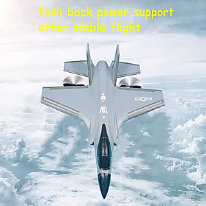 RC Airplane, 2.4Ghz 2 Channel Remote Control Plane Ready to Fly,RC Aircraft Built in 6-Axis Gyro,Easy Fly RC Plane for Kids Boys Beginner(Two Batteries)