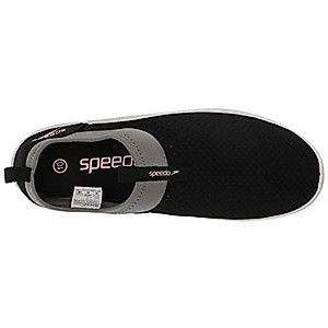 Speedo Women's Water Shoe Tidal Cruiser, Black/Pink, 7 Womens US