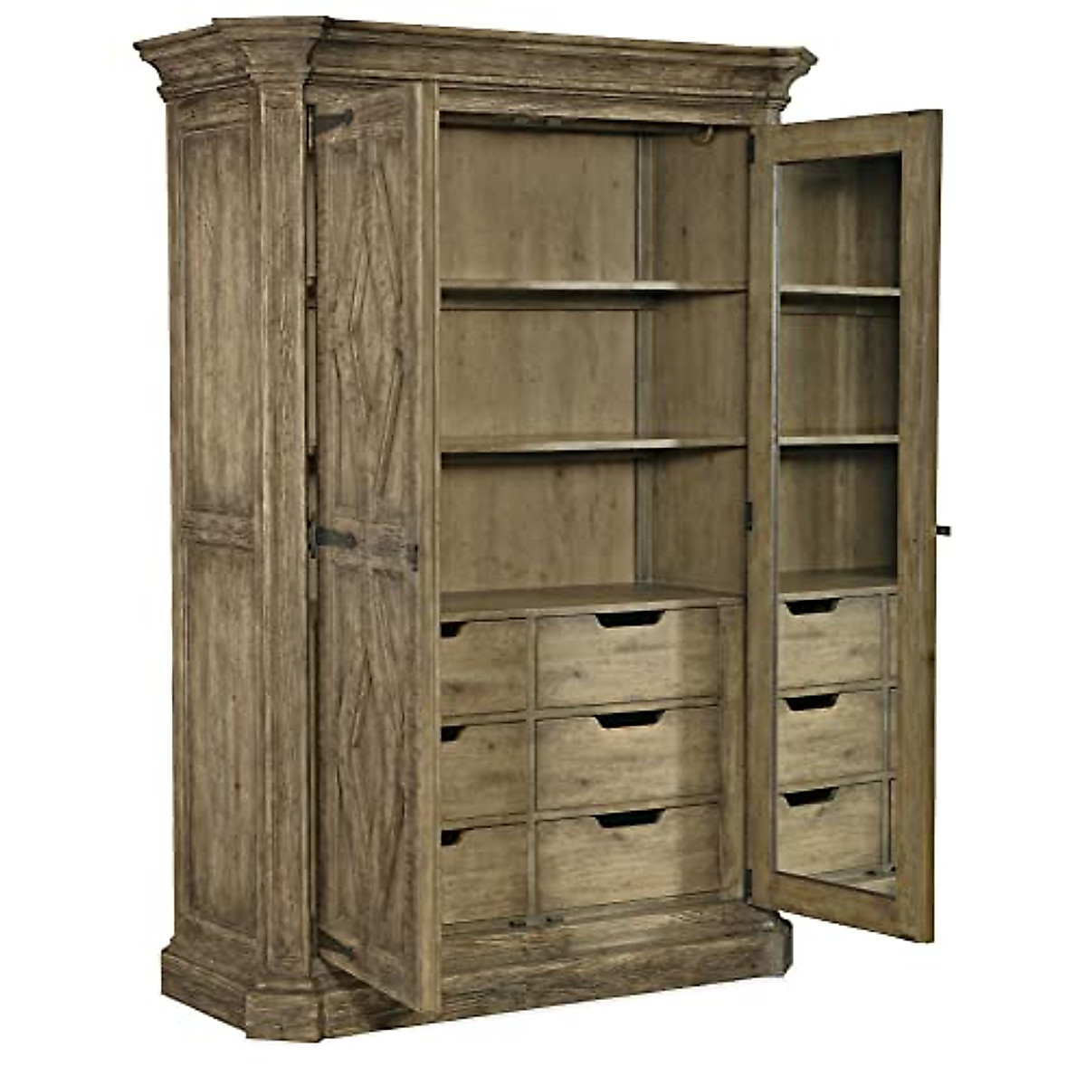 Hooker Furniture La Grange Barn Wood Wardrobe
