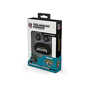 NFL Jacksonville Jaguars True Wireless Earbuds, Team Color