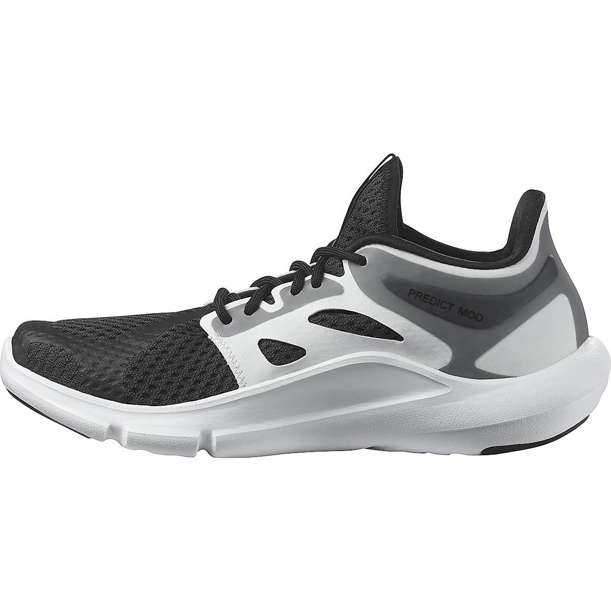 Salomon Predict MOD Running Shoes for Women, Black/White/White, 9.5