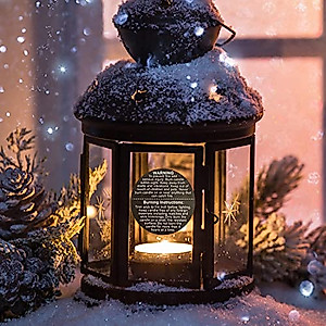 1000 PCS Candle Warning Labels, 1.5inch Round Candle Safety Labels Sticker for Candle Making DIY Candle Jars (Black)