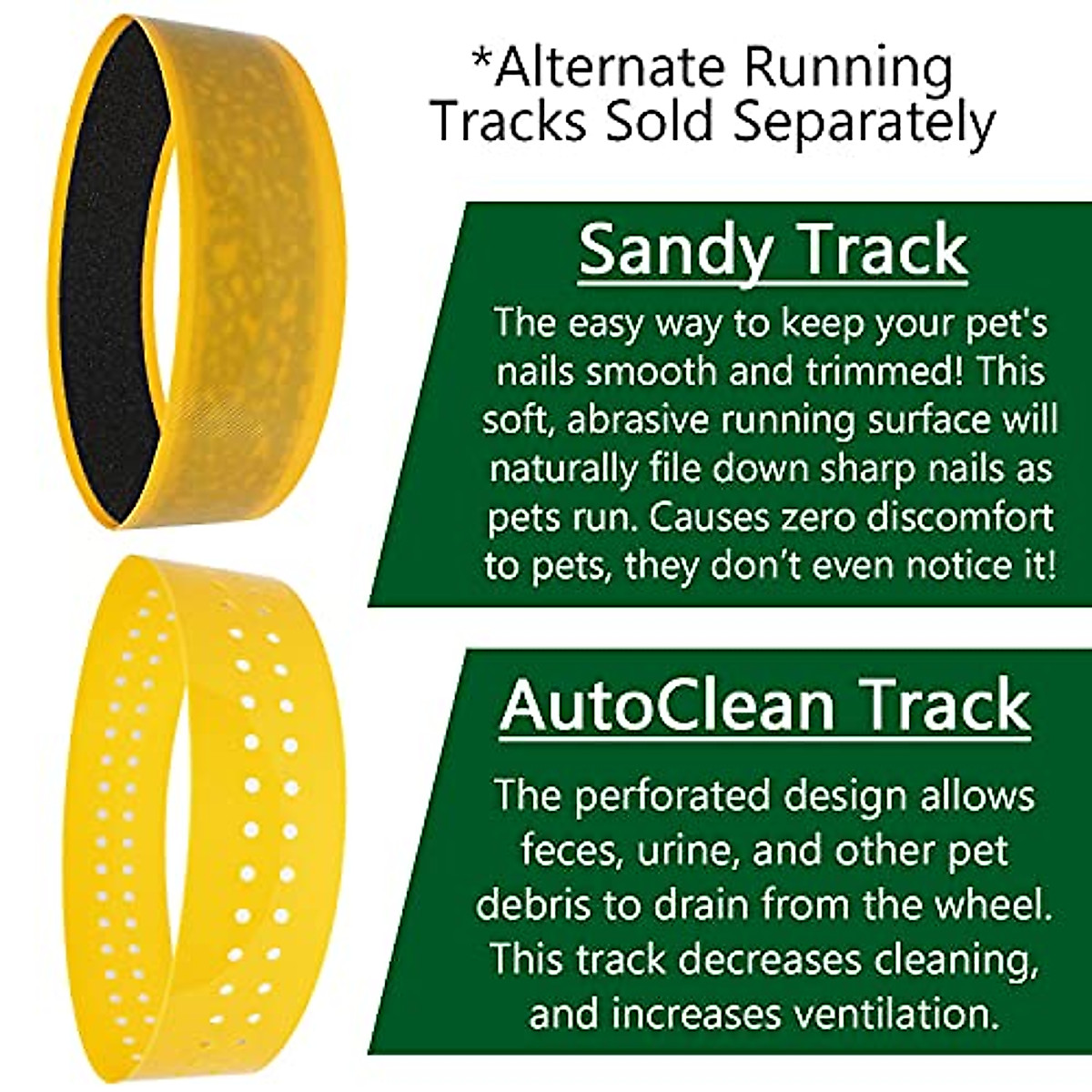 Autoclean Track (for Silent Runner 9") - Ventilated Easy Clean Track for Silent Runner Pet Exercise Wheel