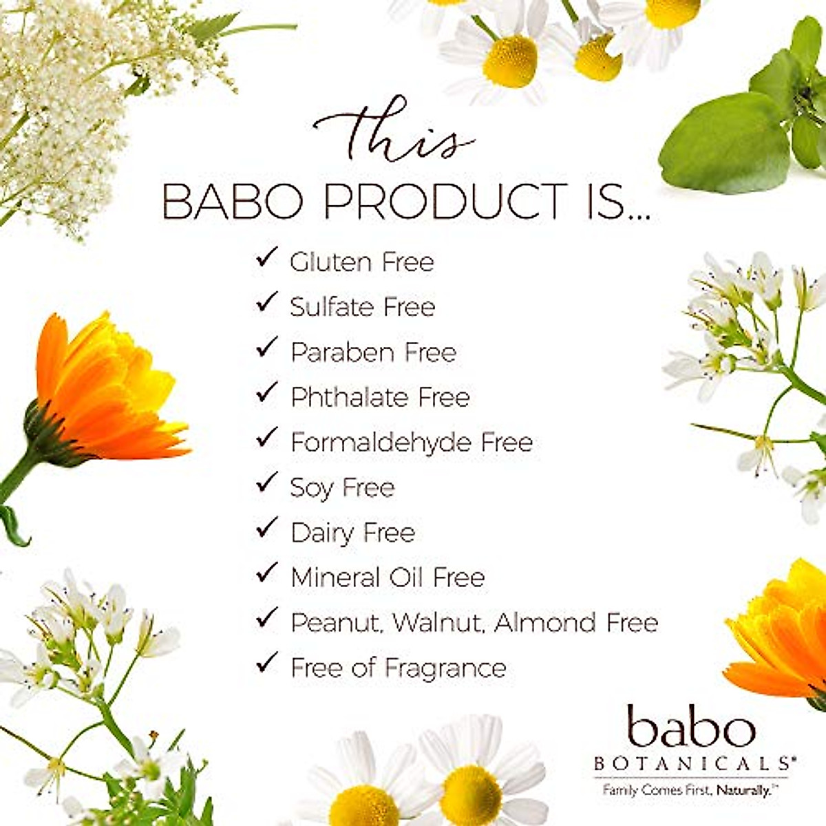 Babo Botanicals Sensitive Skin Hydra Therapy Lotion - Fragrance-Free - Shea Butter, Oat, Jojoba Oil - For body & face - For all ages - Vegan