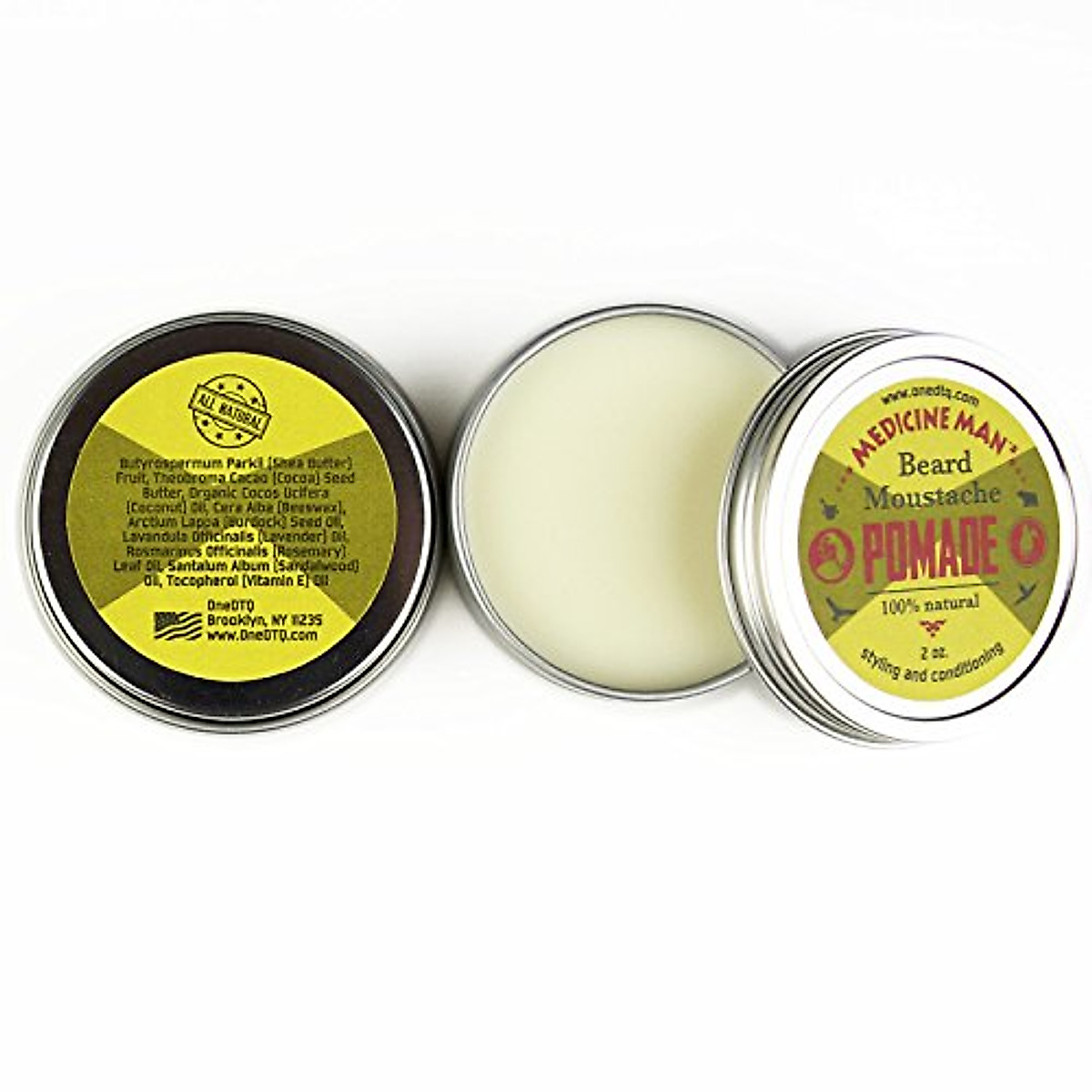 Medicine Man's Beard & Mustache Care Kit: Itchy Beard Wash 4,7 FL OZ, Anti Itch Beard Oil 2 FL OZ, Beard & Mustache Balm 2 FL OZ - in a Mustache Stamped Linen Pouch