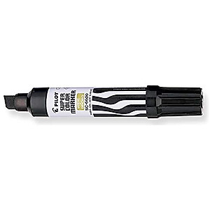 Click to open expanded view Pilot Jumbo Refillable Permanent Marker, Chisel Tip, Black, Sold individually
