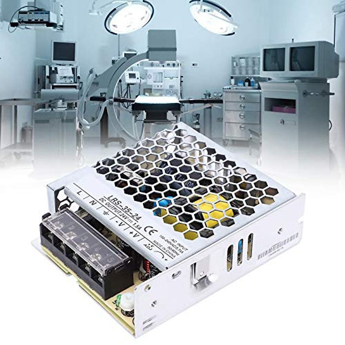 Aluminum and PCB Materials 35W Switching Power Supplies with LED Indicator for Berm Driver Accessories (LRS-35-24)