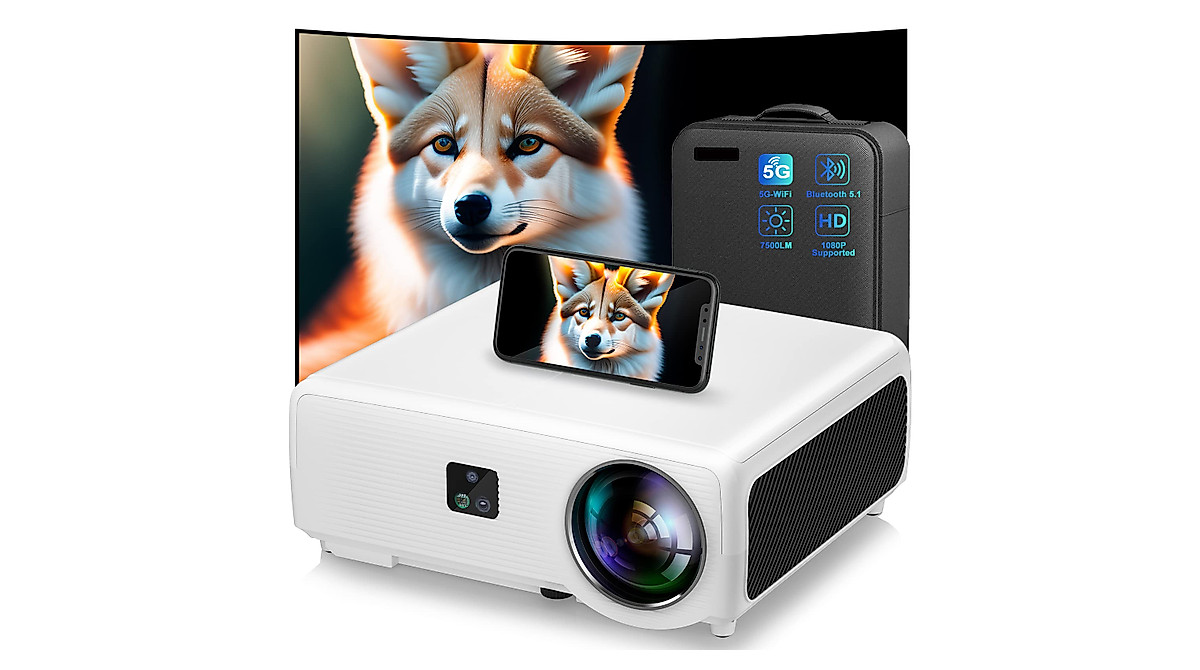 4K Android Smart Projector with WiFi 6 & Bluetooth | Henhoor