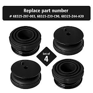 Rubber Foot Pads Fit for Hon da Generator - Lower Rubber Vibration Foot Pads Fit for Hon da EU2000i EB2000i Generator, Replace 68325-Z07-003, Set of 4