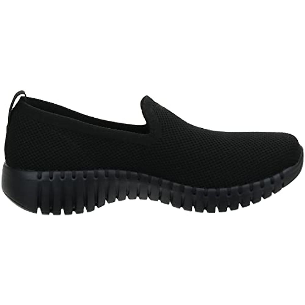 Skechers Women's Go Walk Smart-Believe Sneakers, Black, 8 W