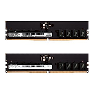 TEAMGROUP Elite DDR5 32GB Kit (2x16GB) 4800MHz (PC5-38400) CL40 Non-ECC Unbuffered 1.1V UDIMM 288 Pin PC Computer Desktop Memory Module Ram Upgrade - TED532G4800C40DC01