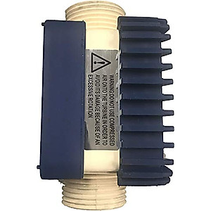 ArmorBlue Turbine Flow Meter | Measure Gallons, Liters, or Pints | Horizontal or Vertical Mount | Weatherproof | Battery Powered | DEF Meter | Digital Meter