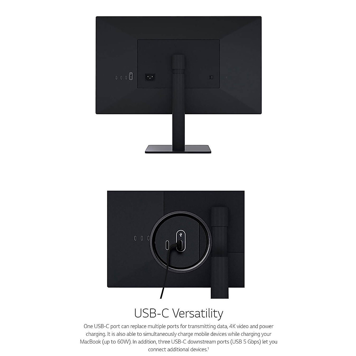 LG 22MD4KA-B UltraFine 4K Display 21.5" UHD 4096x2304 4xUSB-C
